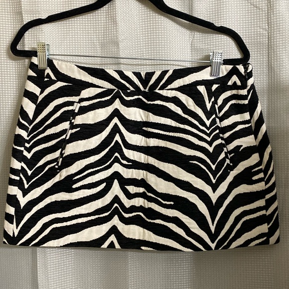 Zara | Skirts | Zara Women Zebra Mini Skirt With Pockets | Poshmark